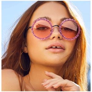 DIFF Eyewear Accessories | Cruz Goldblue Mirrored Aviators | Poshmark